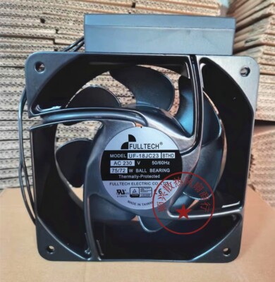 1 PCS FULLTECH Fan UF-18JC23 BTHD AC230V 18090 18cm 2 wire cooling fan ...