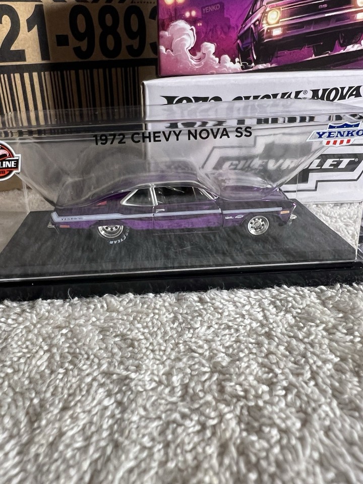 2025 HW Hot Wheels RLC Exclusive 1972 Chevy Nova SS PURPLE Spectraflame ...