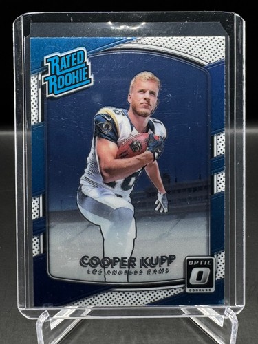 2017 DONRUSS OPTIC! COOPER KUPP! RC! RATED ROOKIE! LOS ANGELES RAMS ...