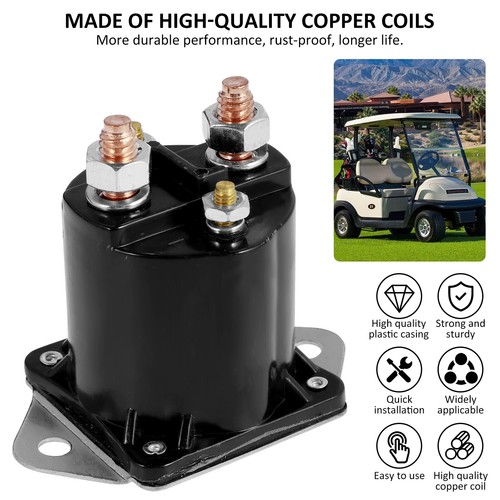12V Golf Cart Solenoid Relay Compatible with 1984-up DS 2004-up Golf ...