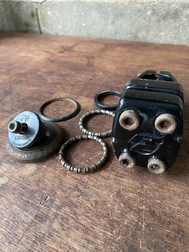 Redline BMX Stem Threadless 1-1/8 Headset RL 90s Mid School Mongoose ...