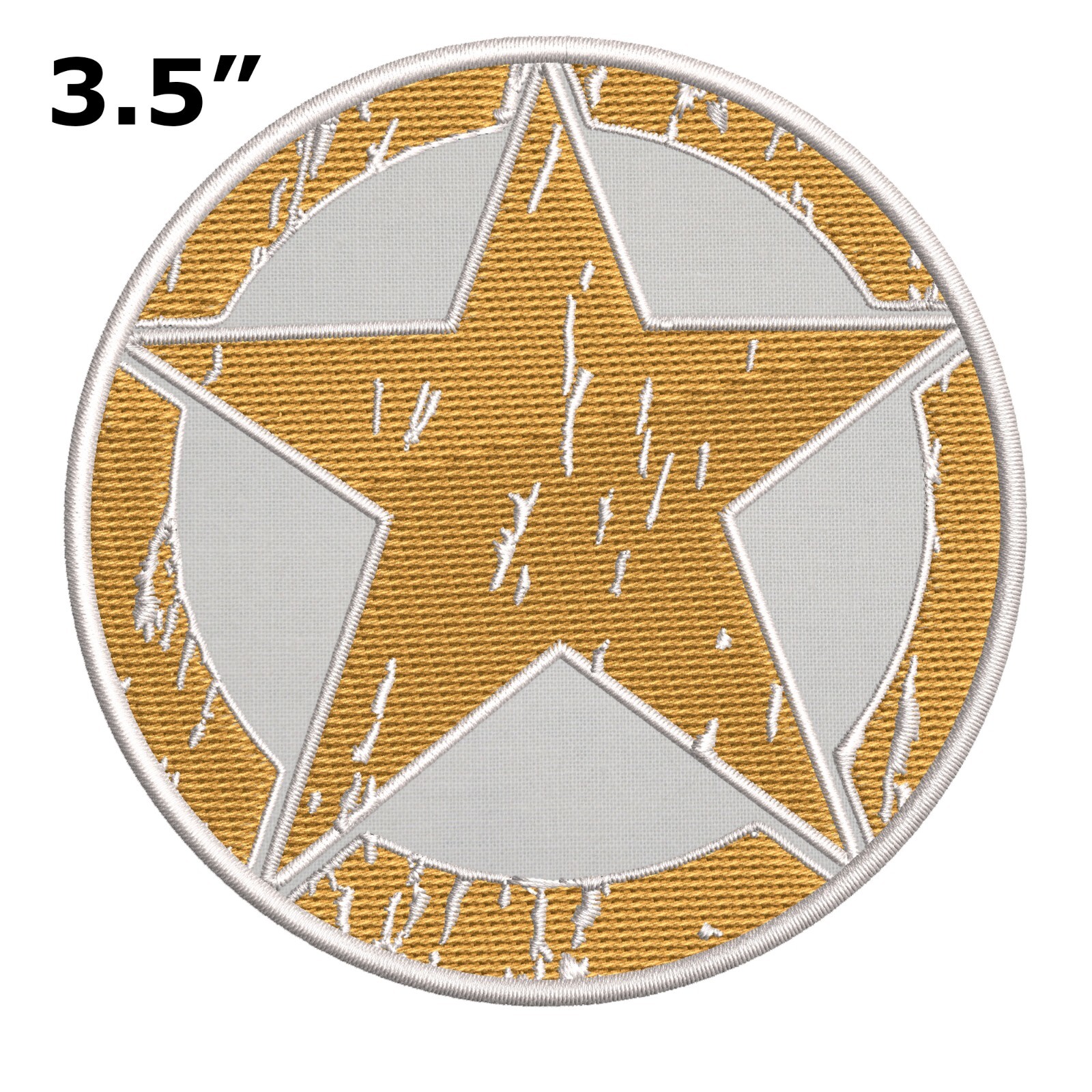 Oscar Mike Star Logo Patch Embroidered Iron-on Applique Retro Vintage ...