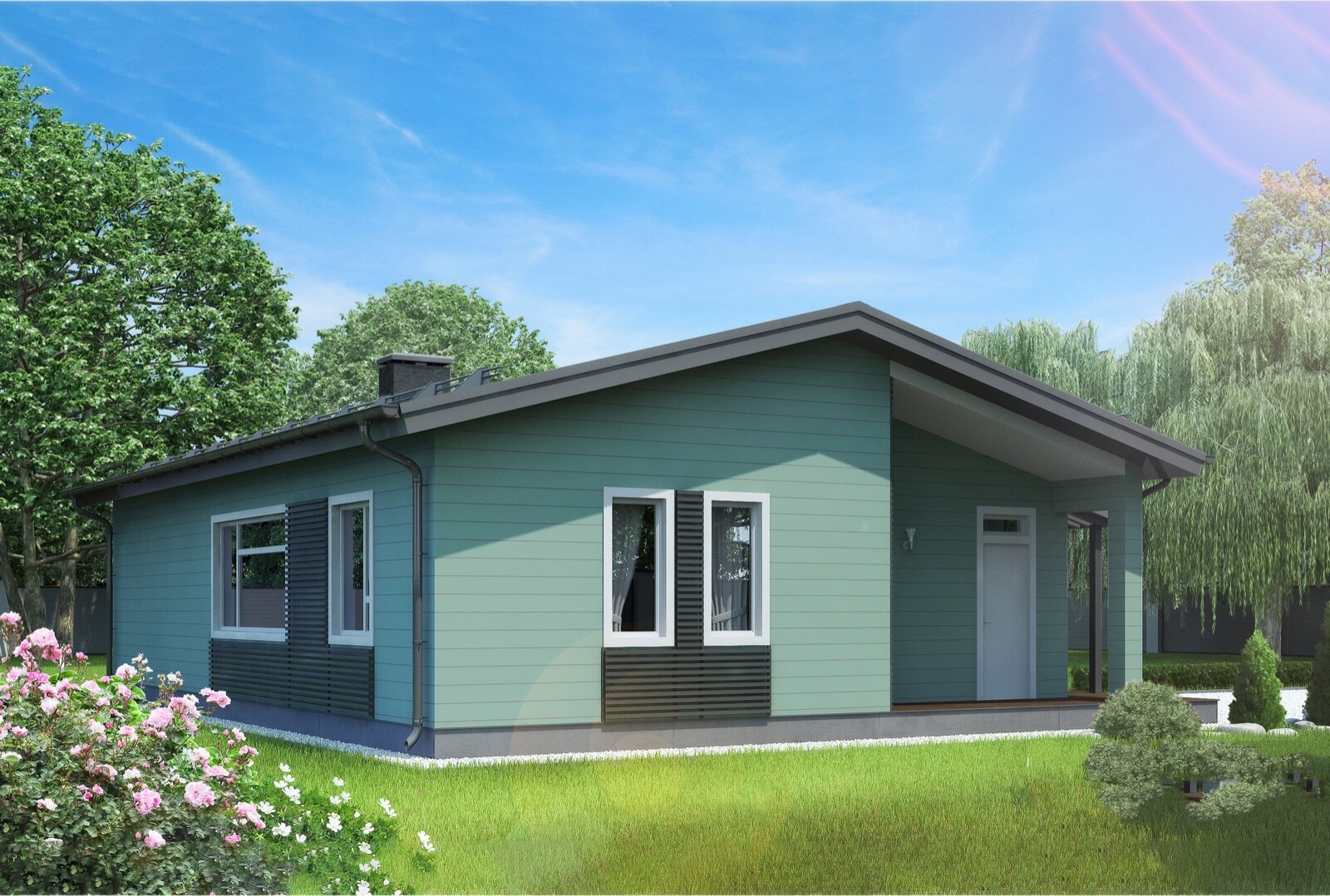 1409 sq.ft PREFAB TIMBER FRAME KIT ENGINEERED WOOD HOUSE DIY BUILDING ...
