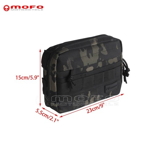 1Pc Club Style Handlebar Bag T-Bar Luggage Bag For Harley Softail FXLR ...