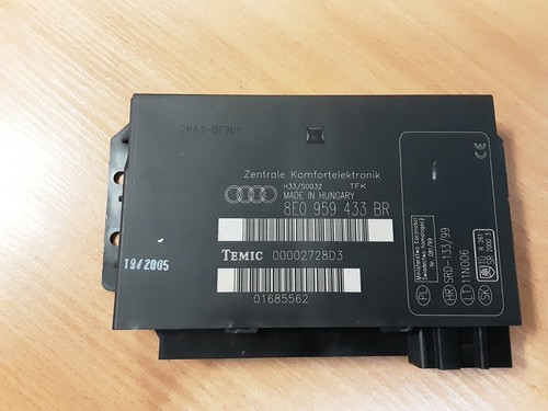 8E0959433BR AUDI A4 B6 B7 CONFORT CONVENIENCE UNIT | eBay