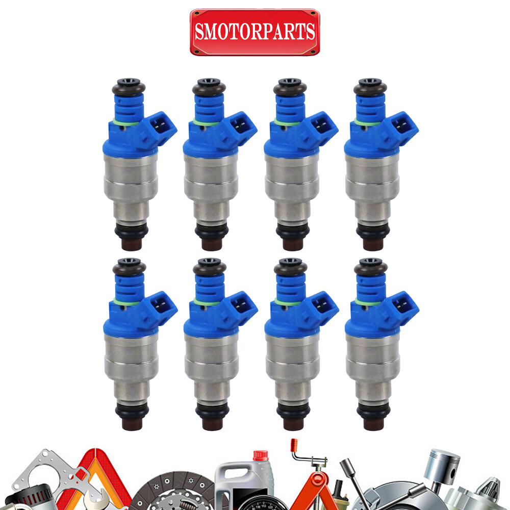 Kit(8) 24lb/hr EV1 Fuel Injectors For Dodge Chevy Ford Pontiac 4 holes ...
