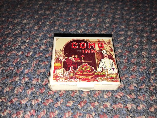 Rare Como Inn Italian Restaurant, Chicago, Full, Unstruck Matchbox, Wax ...