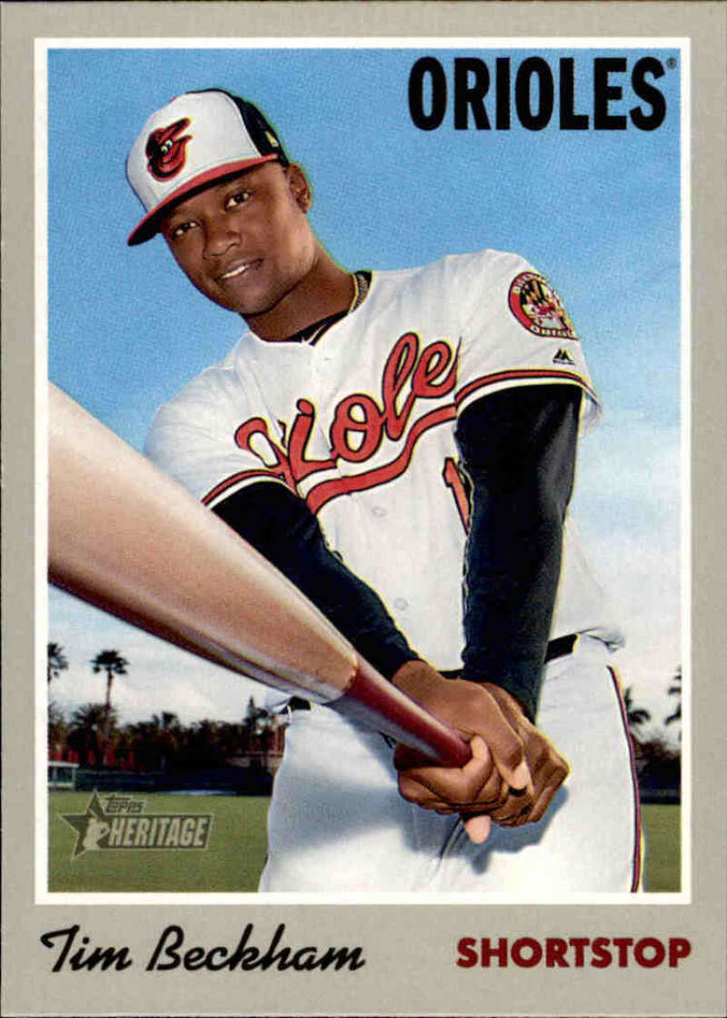 Tim Beckham 2019 Topps Heritage #101 Orioles | eBay