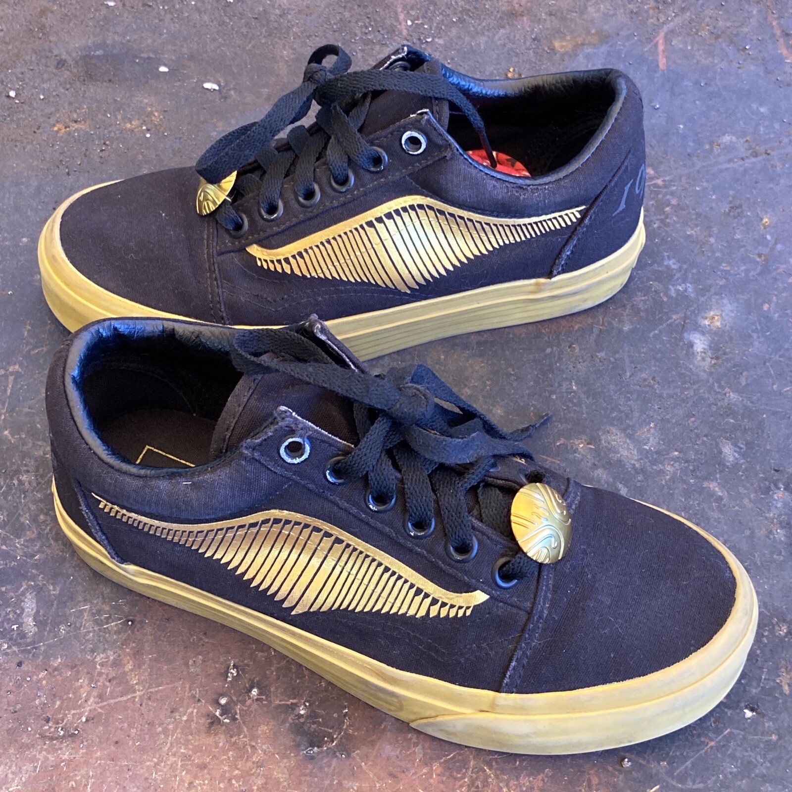 Vans x Harry Potter Golden Snitch Shoes - Men’s Size … - Gem