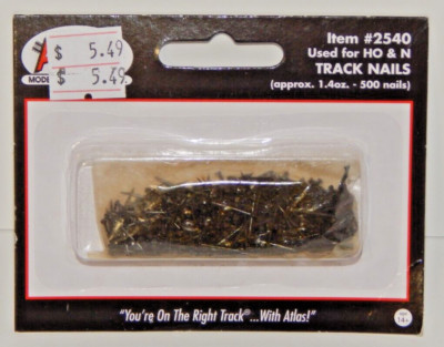 Atlas HO #2540 Track Nails Approximately 500 pieces HO N NEW | eBay