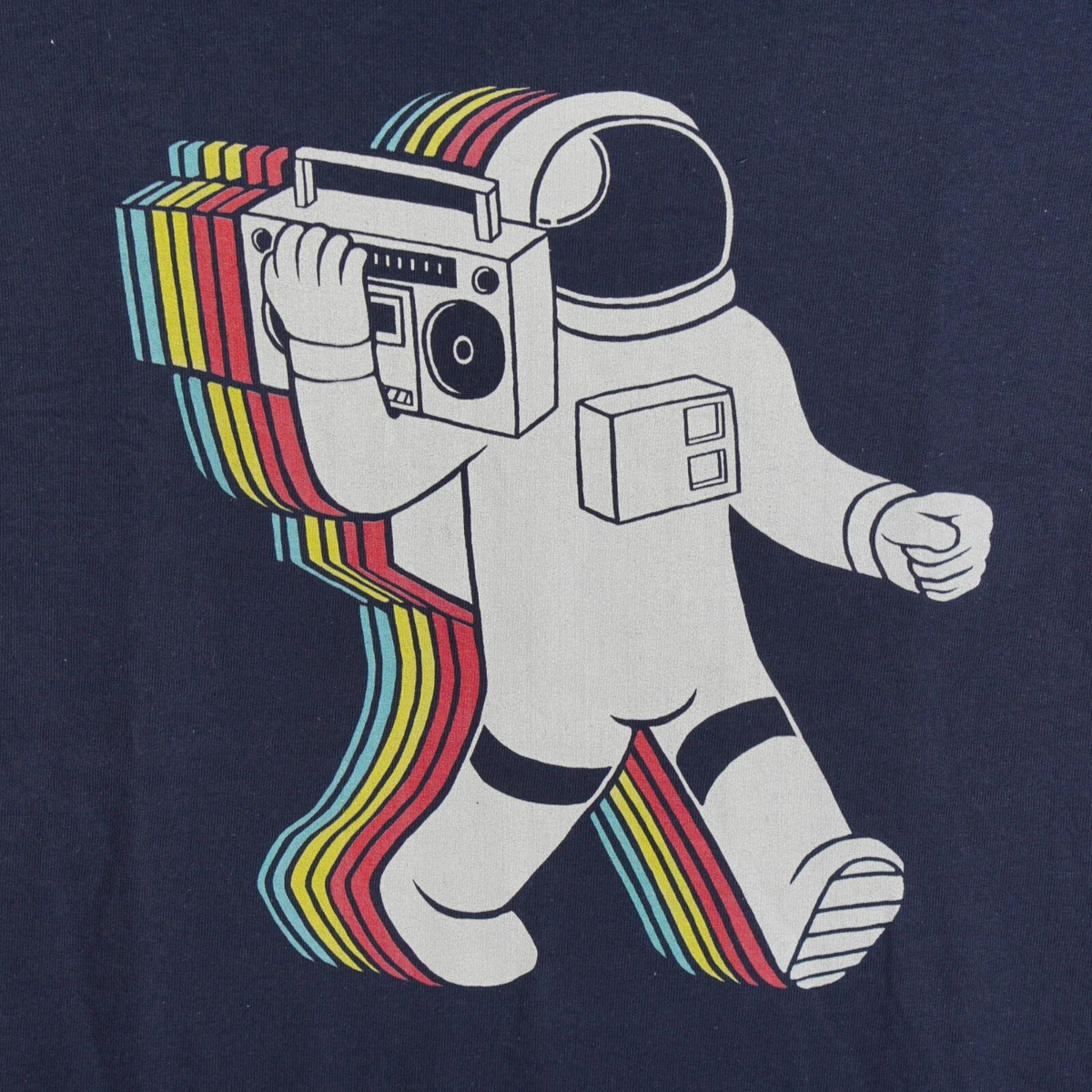 Astronaut With Boombox Drawing