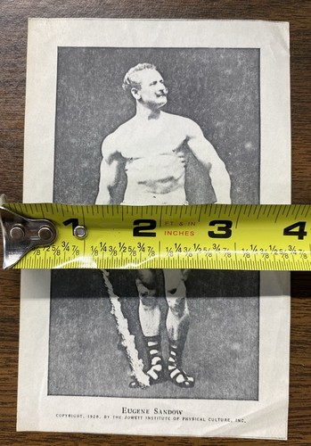 RARE Antique 1928 Eugen Sandow Bodybuilding Photo Male Beefcake Gay ...