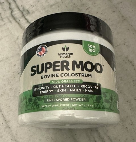 Super MOO Grass Fed Bovine Colostrum Powder for Bloating Immune Energy ...