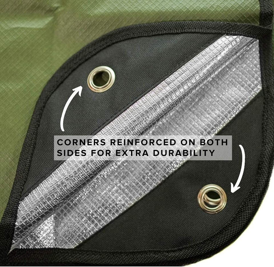 Arcturus Heavy Duty Survival Blanket Insulated Thermal Reflective Tarp ...