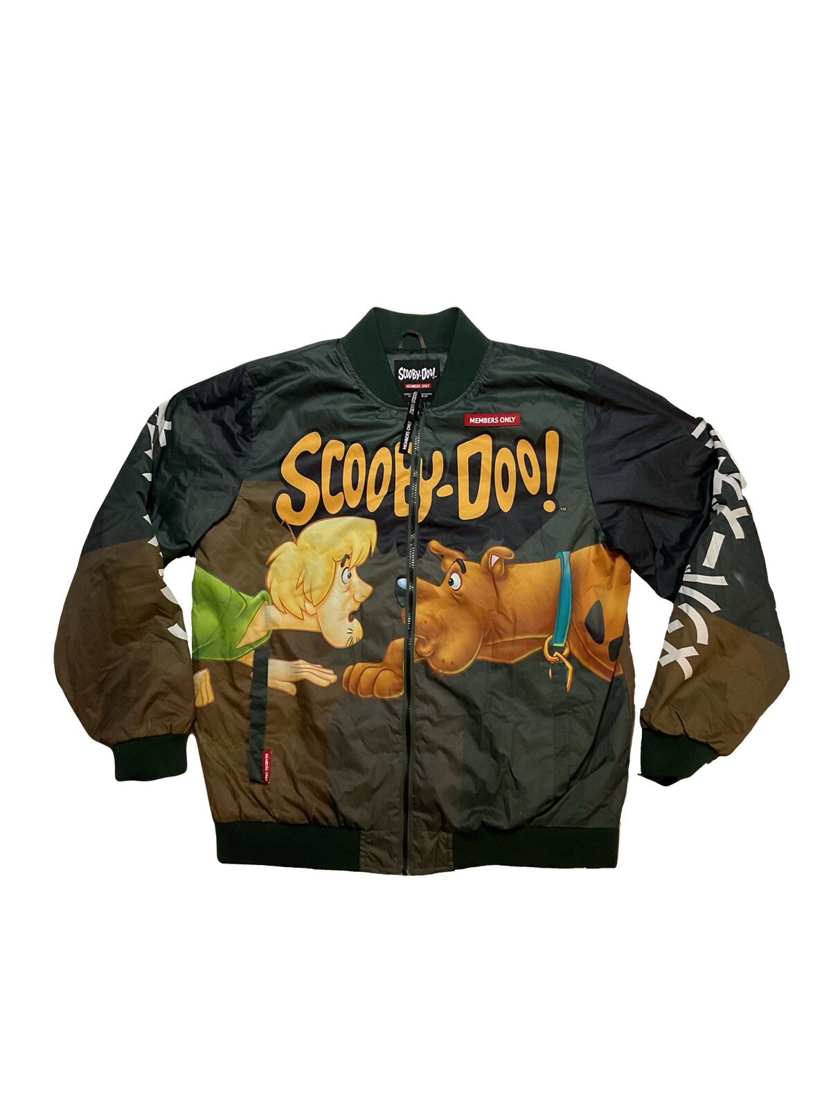 Scooby Doo x Members Only Full-Zip Bomber Jacket Size… - Gem