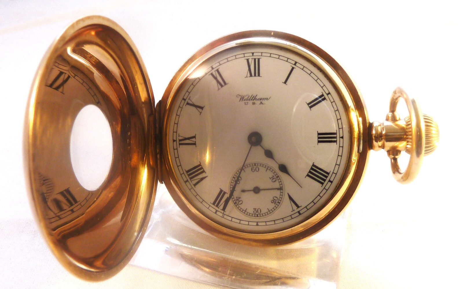 very rare waltham model 1908 maximus half hunter 16s 23 jewels | eBay