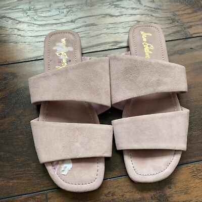 Sam Edelman | Lavender Suede Purple Slide Sandals sz 7 | eBay