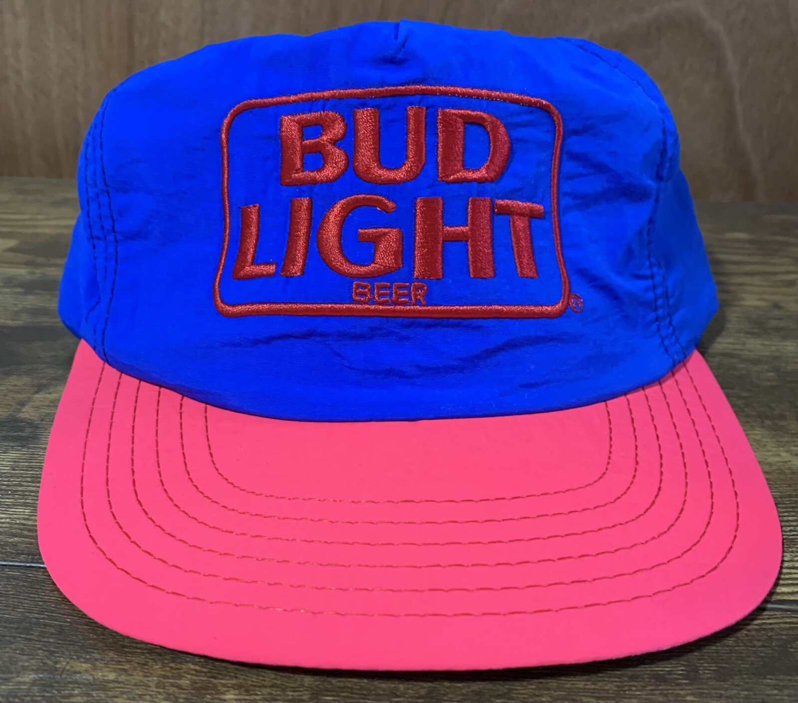 VITNAGE BUD LIGHT Beer 5 Panel Snapback Cap Budweiser… - Gem