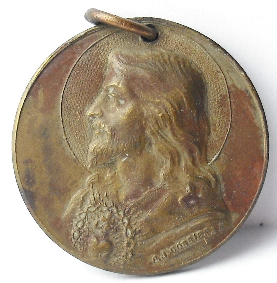 Religious Medal Republic of Ecuador c1920 A J Corbierre 22mm Medal | eBay