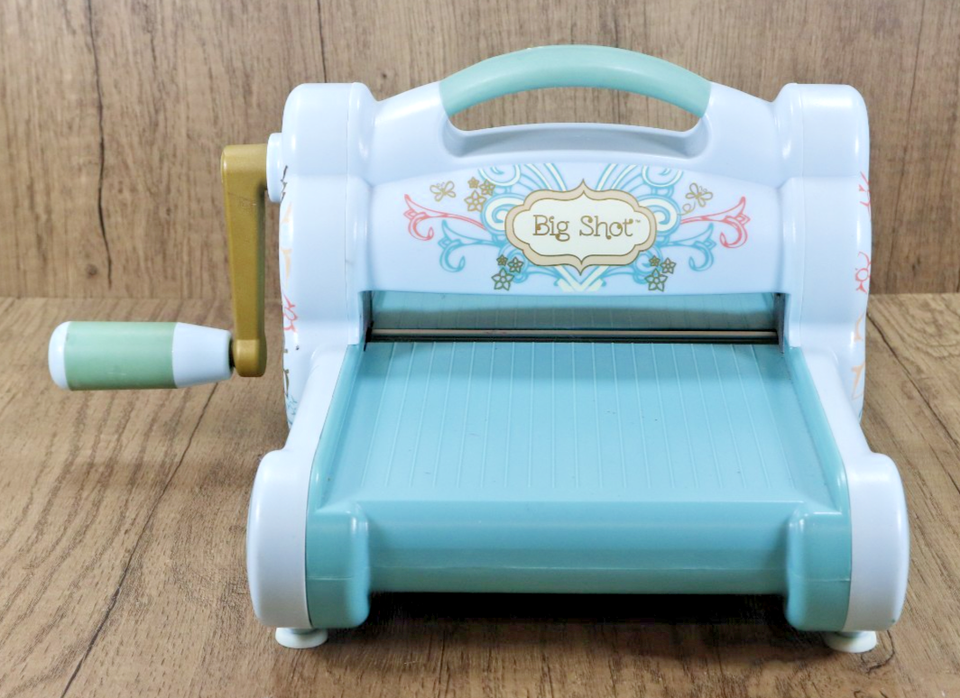 Sizzix Big Shot Manual Die Cutting And Embossing Machine Light Blue ...