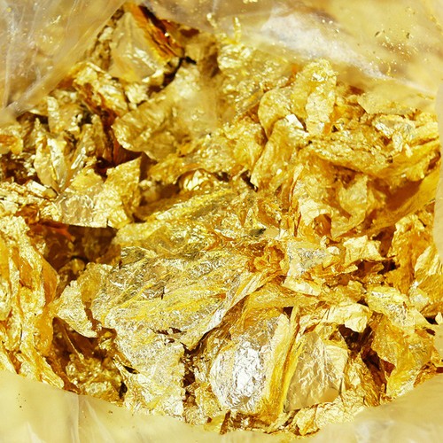 10g Edible Rose Gold Flake for Baking Decoration Rose Gold Foil Cake ...