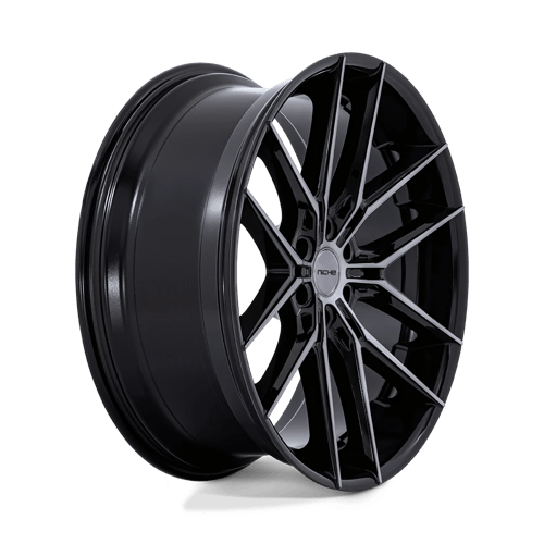 26x10 Niche NC280 Prodigy 6 Black Dark Tinted Clear Wheels 6x5.5 (20mm ...