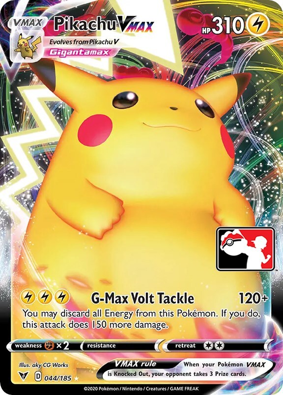 Pikachu VMAX 044/185 Prize Pack Series Cards for sale | eBay