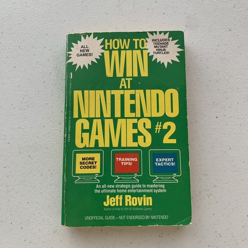 How to Win at Nintendo Games #2, by Jeff Rovin Paperback Book | eBay