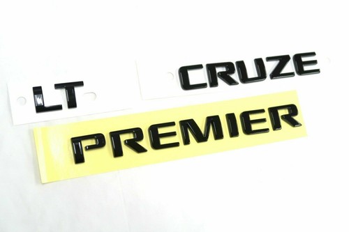 2017-2019 Chevrolet Cruze Premier Trunk Nameplate 42656798 Black OEM GM ...