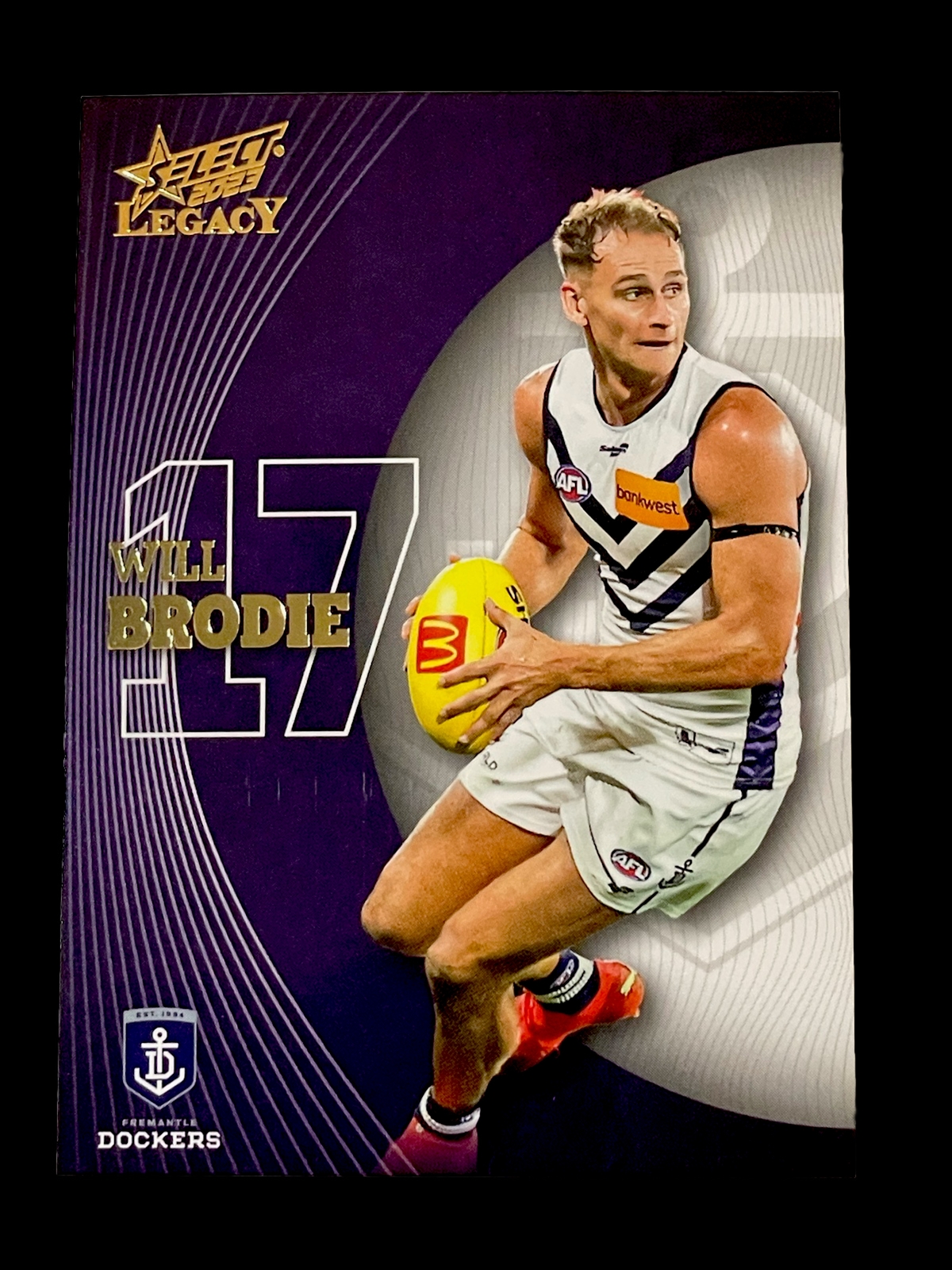 2023 AFL Select Legacy Will Brodie Fremantle Dockers Card No 49 | eBay ...