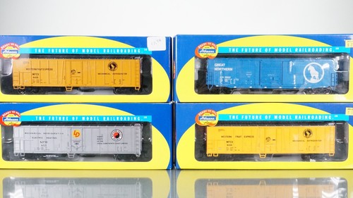 Lot of 4 Athearn Boxcar & Reefer Great Northern HO scale | eBay