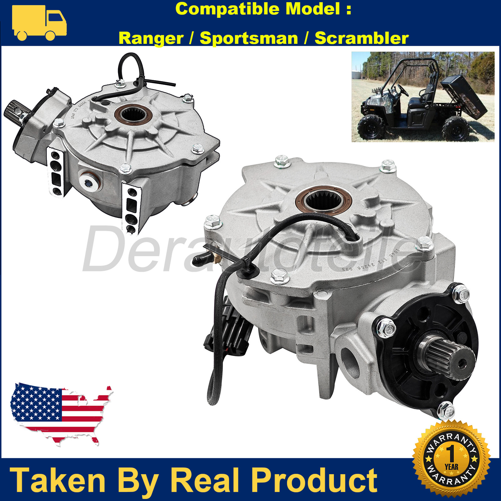 Fits Polaris Ranger / Sportsman / Scrambler Front Differential 1332971 ...