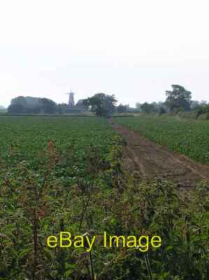 Photo 6x4 Farmland looking towards Sutton Mill Hickling Green Appearing ...
