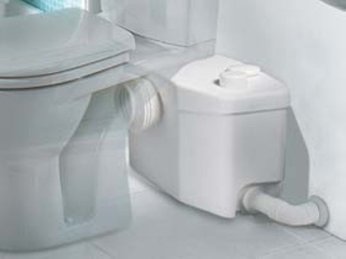 Saniflo SaniPLUS Macerating Upflush Toilet Kit with Pump - 002-083-005 ...