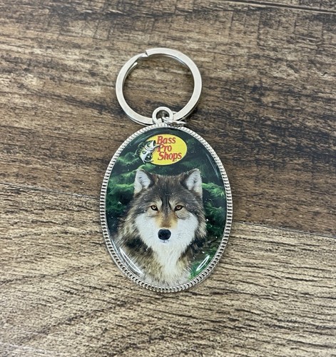 Bass Pro Shops 2" Wolf Keychain Metal Gift Fishing Hunting Outdoor ...