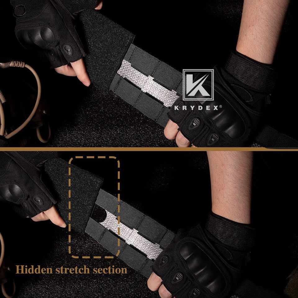 KRYDEX Tactical 3" Assault Cummerbund Tegris Rigid MOLLE for Slickster ...