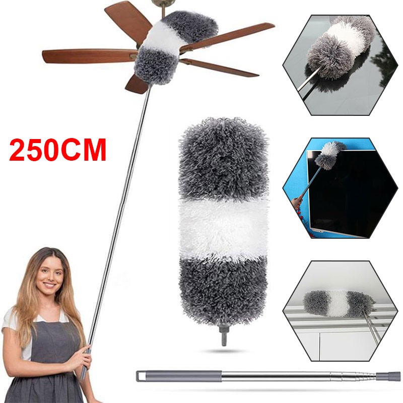 Extendable Feather Duster Long Telescopic Duster Magic Static Duster ...