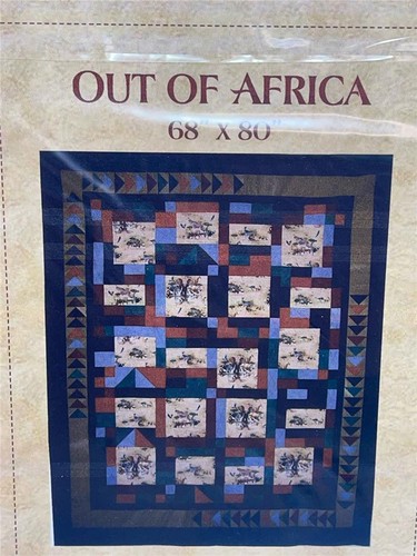 STITCHIN' HEAVEN Quilt Pattern by Deb Luttrell OUT OF AFRICA - 68" x 80 ...