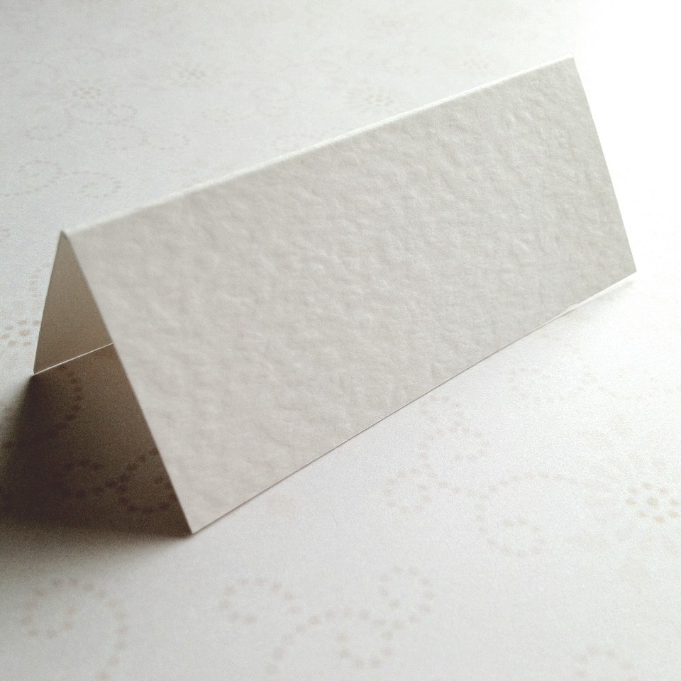 Table Place Name Cards Pack Blank Plain for Wedding, Conference ...