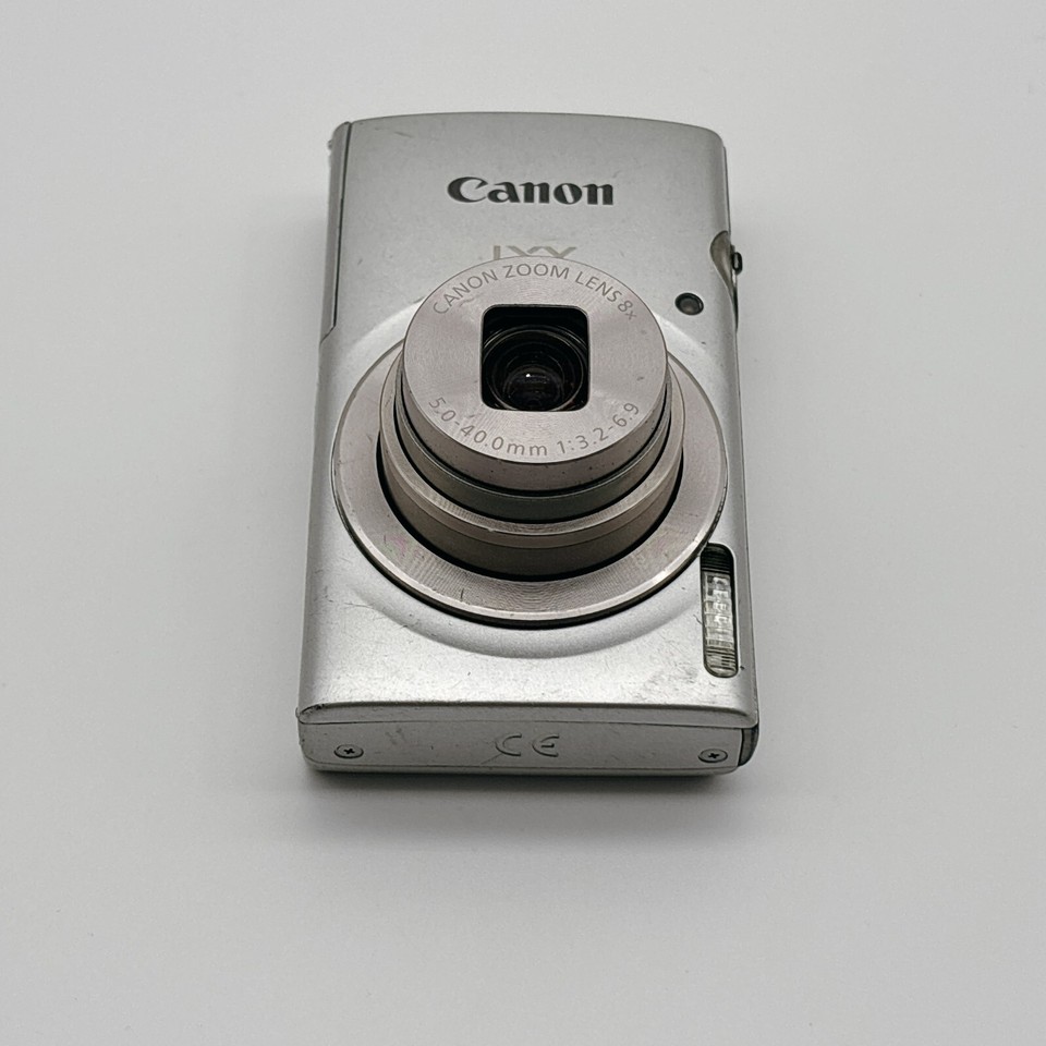 Canon PowerShot IXY 200 ELPH 185 digital Camera 180 20MP Silver | eBay
