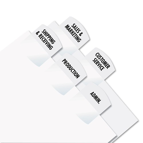 Redi-Tag Laser Index Tabs, Divider Tabs, Permanent Adhesive Index ...