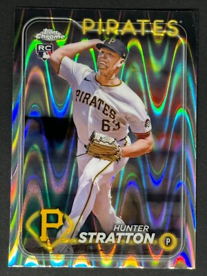 Hunter Stratton RC RAYWAVE REFRACTOR 2024 Topps Chrome Update #USC137 ...