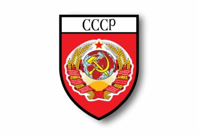 Stickers decal souvenir vinyl car shield flag world crest urss soviet ...