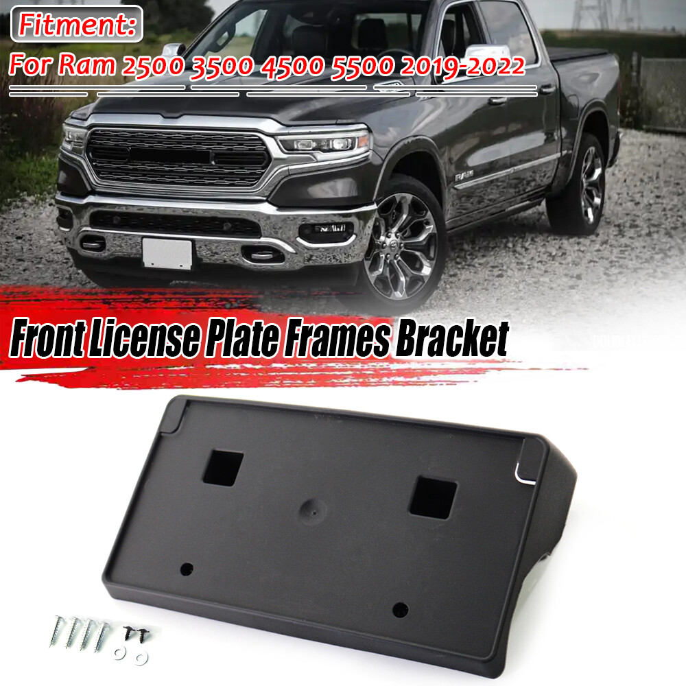 For 2006-2008 Ram 2500 3500 Front License Plate Tag Bracket Holder with ...