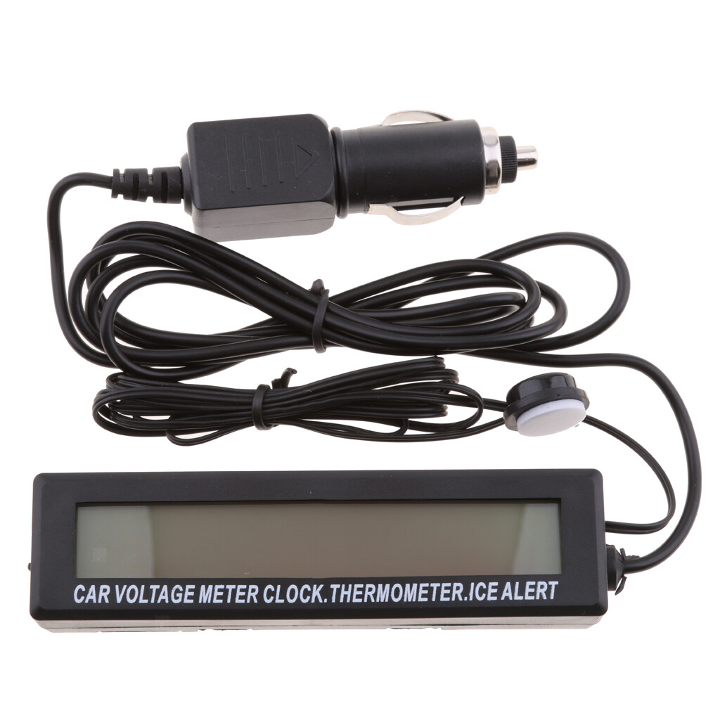 Digital Car Temperature Compass Car Digital Thermometer With Compass ...