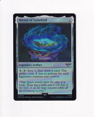 2023 MAGIC THE GATHERING THE LORD OF THE RINGS FOIL MIRROR OF GALADRIEL ...