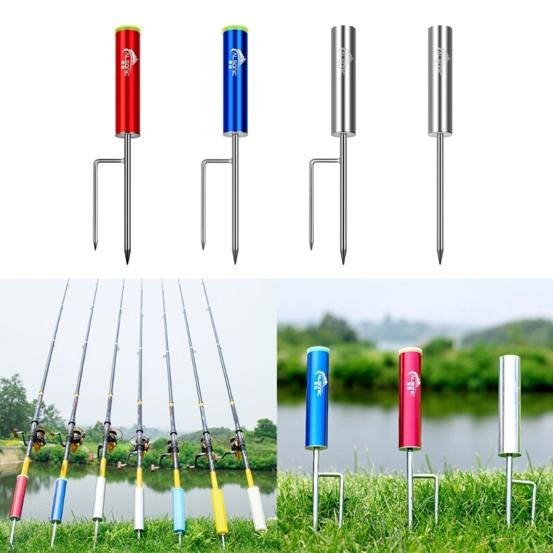 Ground Insertion Fishing Holder Portable Sea Poles Holder Fishing Rod ...