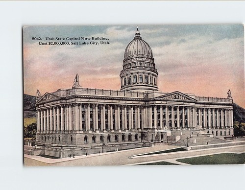 Postcard Utah State Capitol Salt Lake City Utah USA | eBay Australia