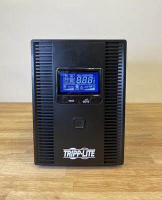 TRIPP LITE SMART1500LCDT 1500VA 900W UPS Back Up Smart Tower LCD AVR ...