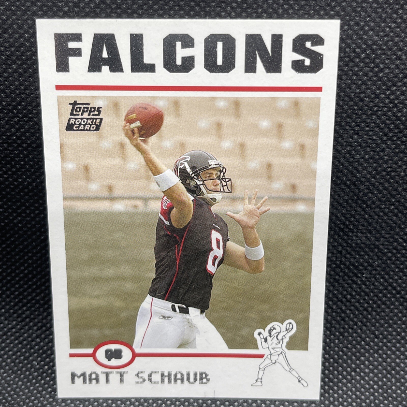 2004 Matt Schaub #8 Atlanta Falcons Quarterback Topps RC NFL Rookie ...